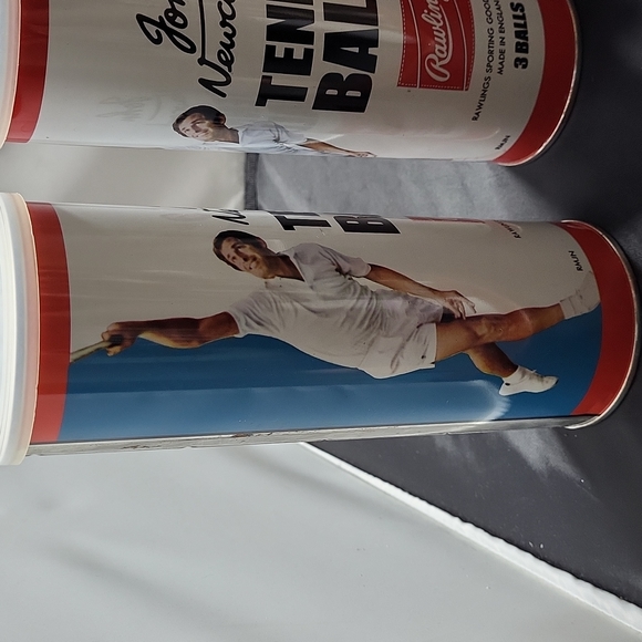 Rawlings | Other | Vintage Lot Of 3 Rawlings John Newcombe Tennis Balls ...